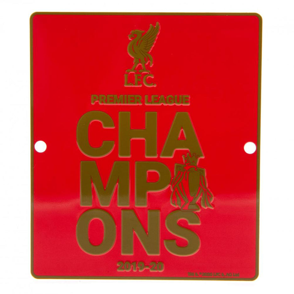Liverpool FC Premier League Champions Window Sign – TBF Direct